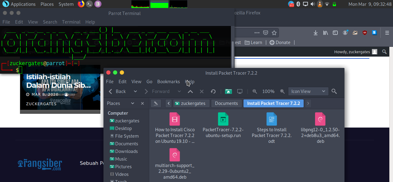 Install Cisco Packet Tracer Di Debian Ubuntu Parrot Kali Linux Dengan Sangat Mudah Orang Siber